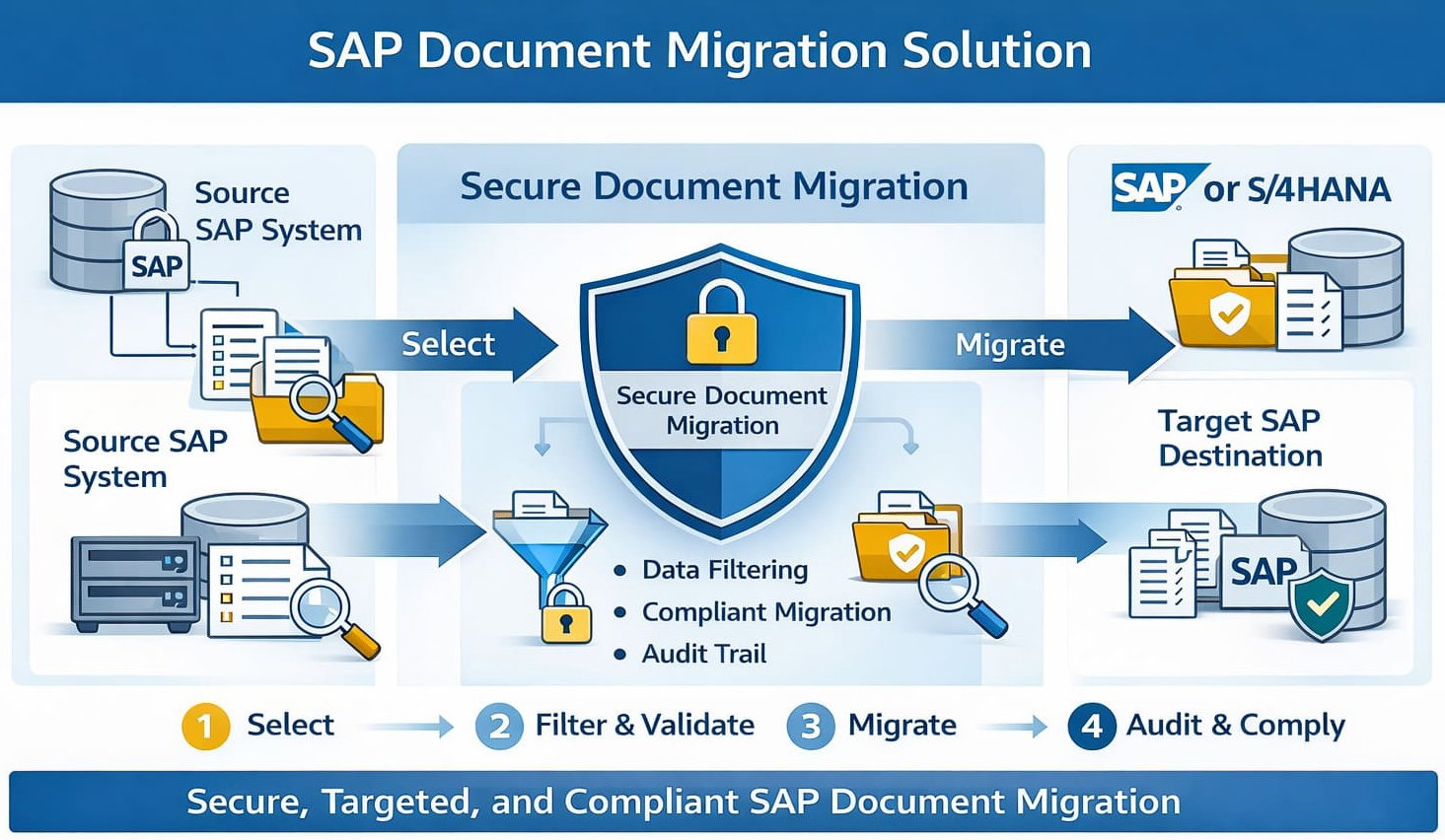 Dynamic Document Migration: 3 Ways to Securely Migrate SAP Documents